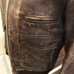 Hercules | Jackets & Coats | Vtg 4s 50s Hercules Leather Bomber Jacket ...